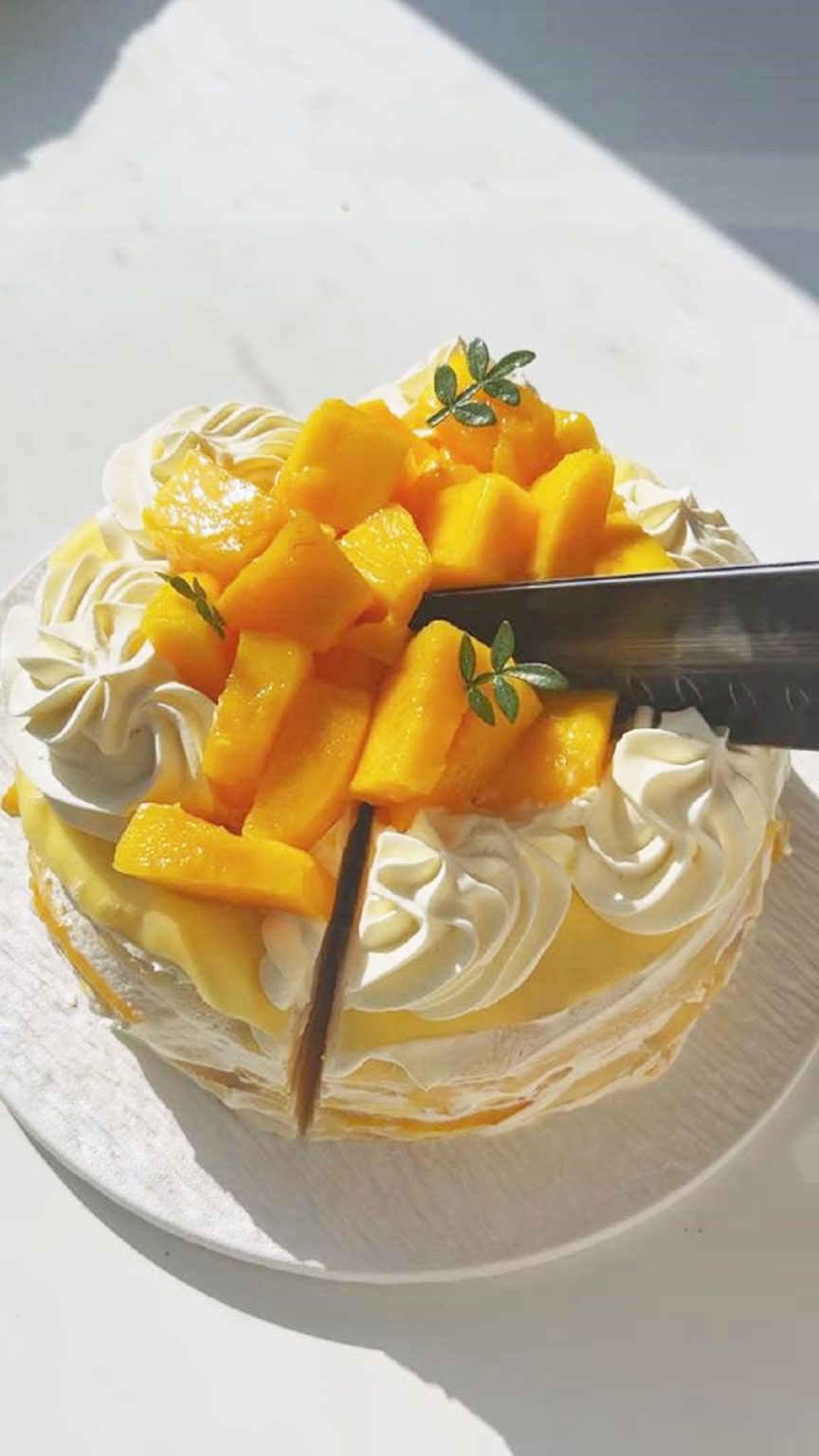 Mango Crepe Cake Recipe - Cafe Deluxe