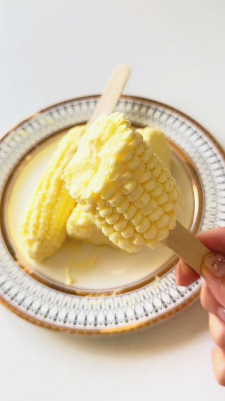 Homemade Corn Ice Cream Recipe - Cafe Deluxe