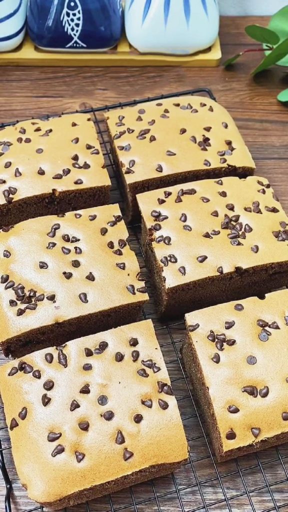 Chocolate Castella Cake Recipe Cafe Deluxe