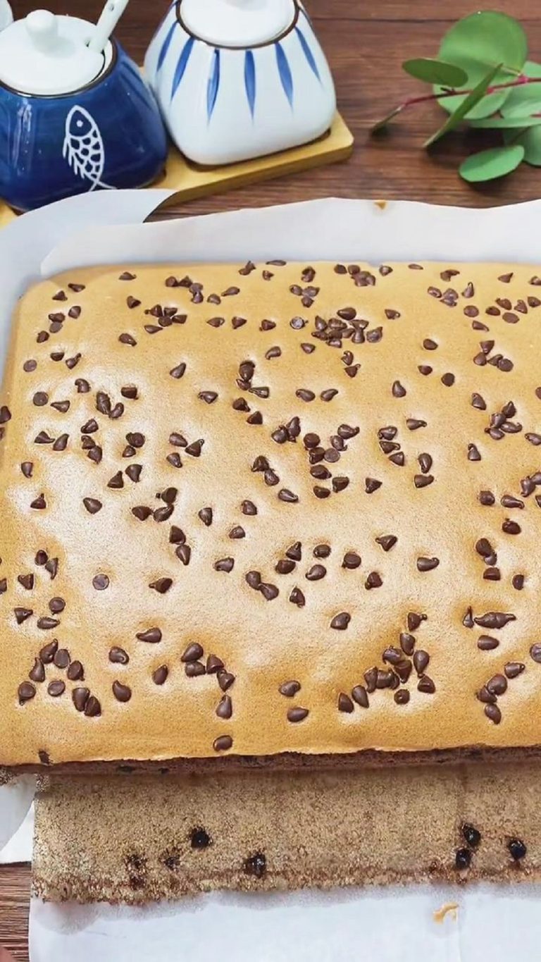 Chocolate Castella Cake Recipe - Cafe Deluxe