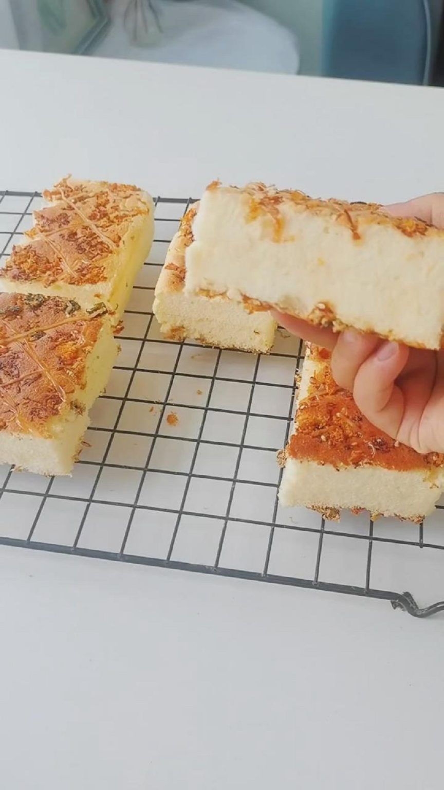 Pork Floss Cake Recipe (Easy and Soft) - Cafe Deluxe