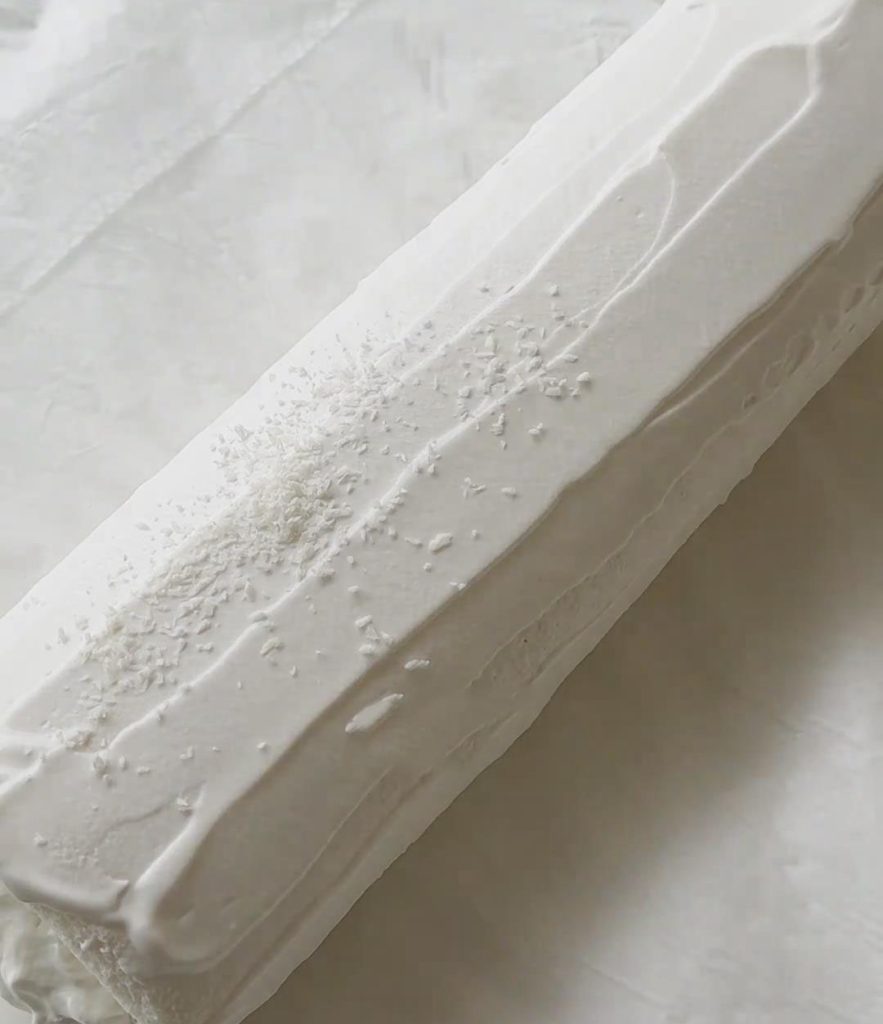 Coconut Swiss Cake Roll - Cafe Deluxe